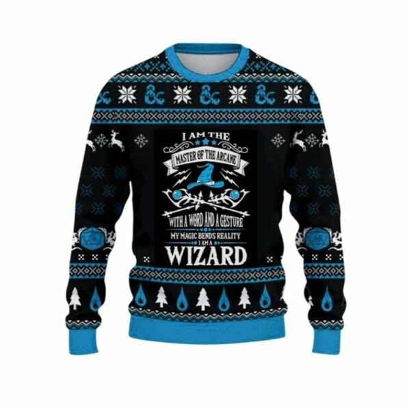 2025 Christmas DnD I Am The Master Of The Arcane Ugly Sweater – Curvy Glams