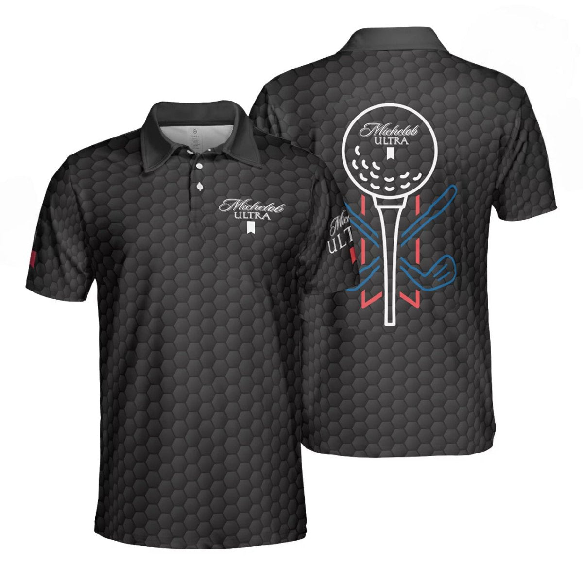 Michelob Ultra Golf Polo Shirt - Curvy Glams