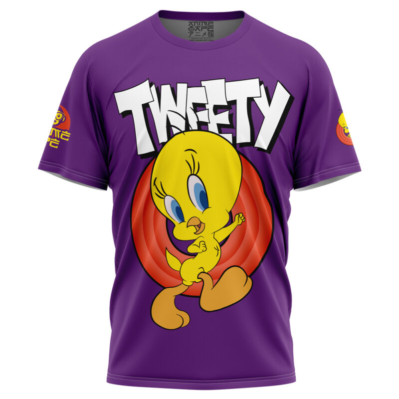 Tweety Purple Looney Tunes T-Shirt - Curvy Glams