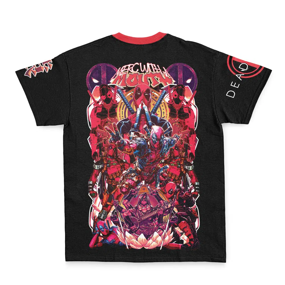 Deadpool Marvel Comics Streetwear T-Shirt - Curvy Glams
