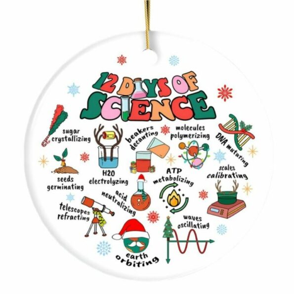 12 Days of Science Christmas Ornament – Curvy Glams
