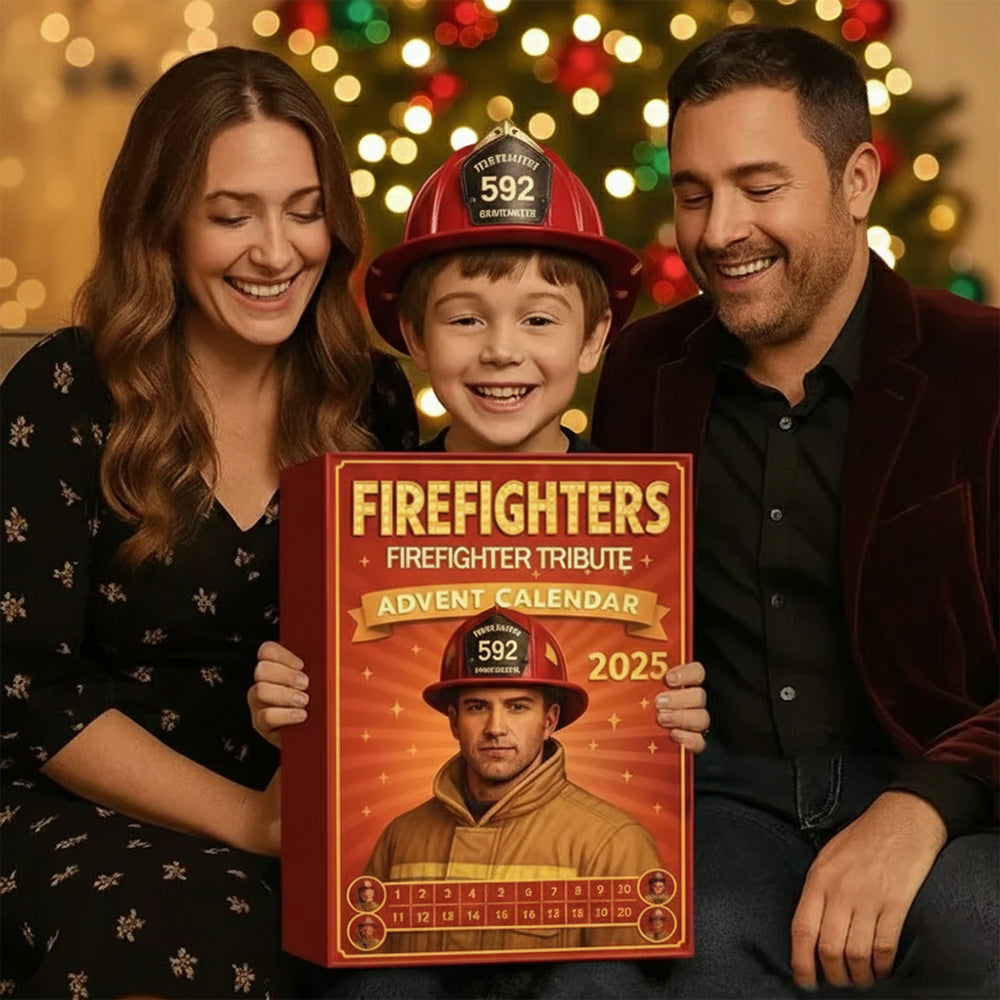 Firefighter Tribute Personalized Christmas Advent Calendar For ...