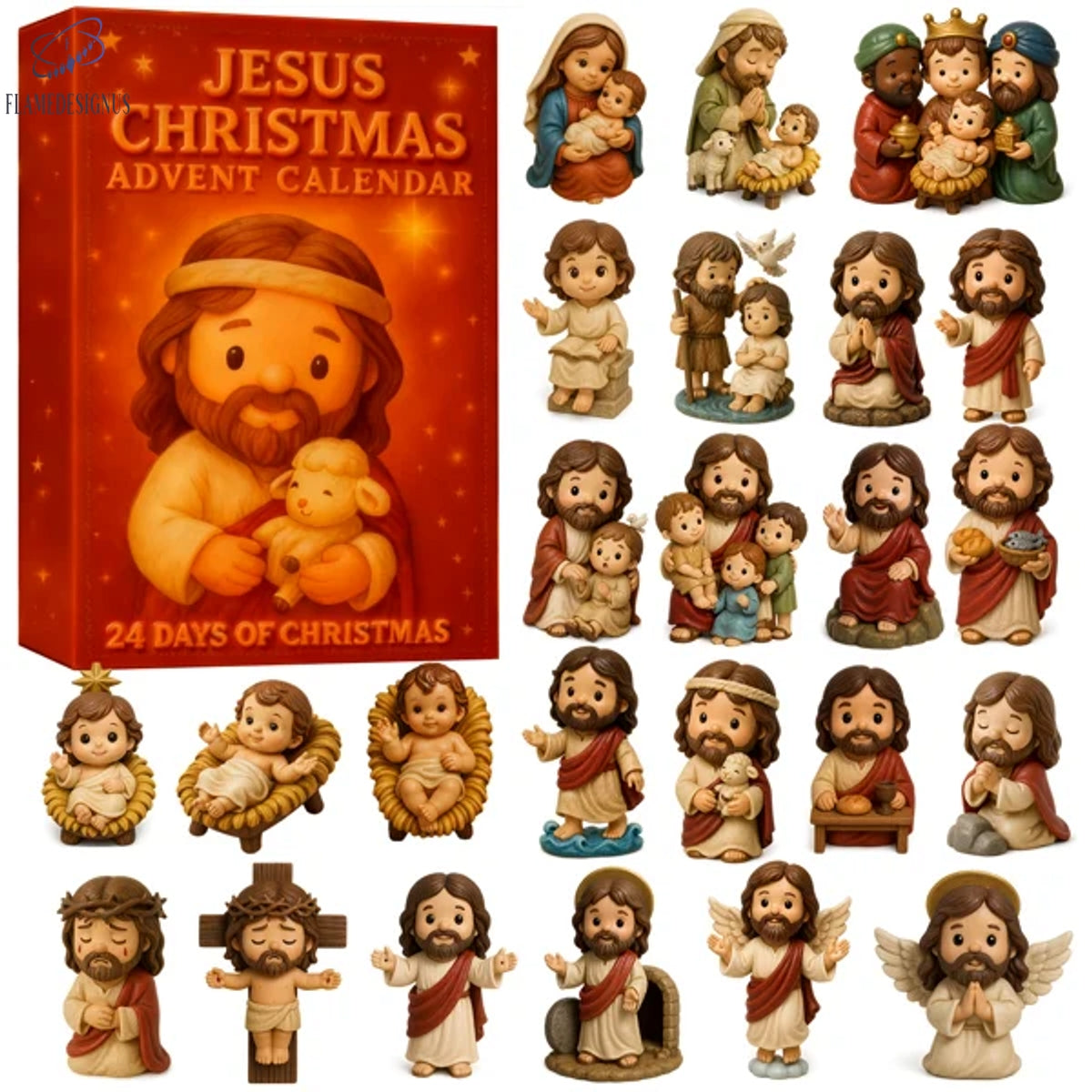 Jesus Christmas Advent Calendar - Curvy Glams