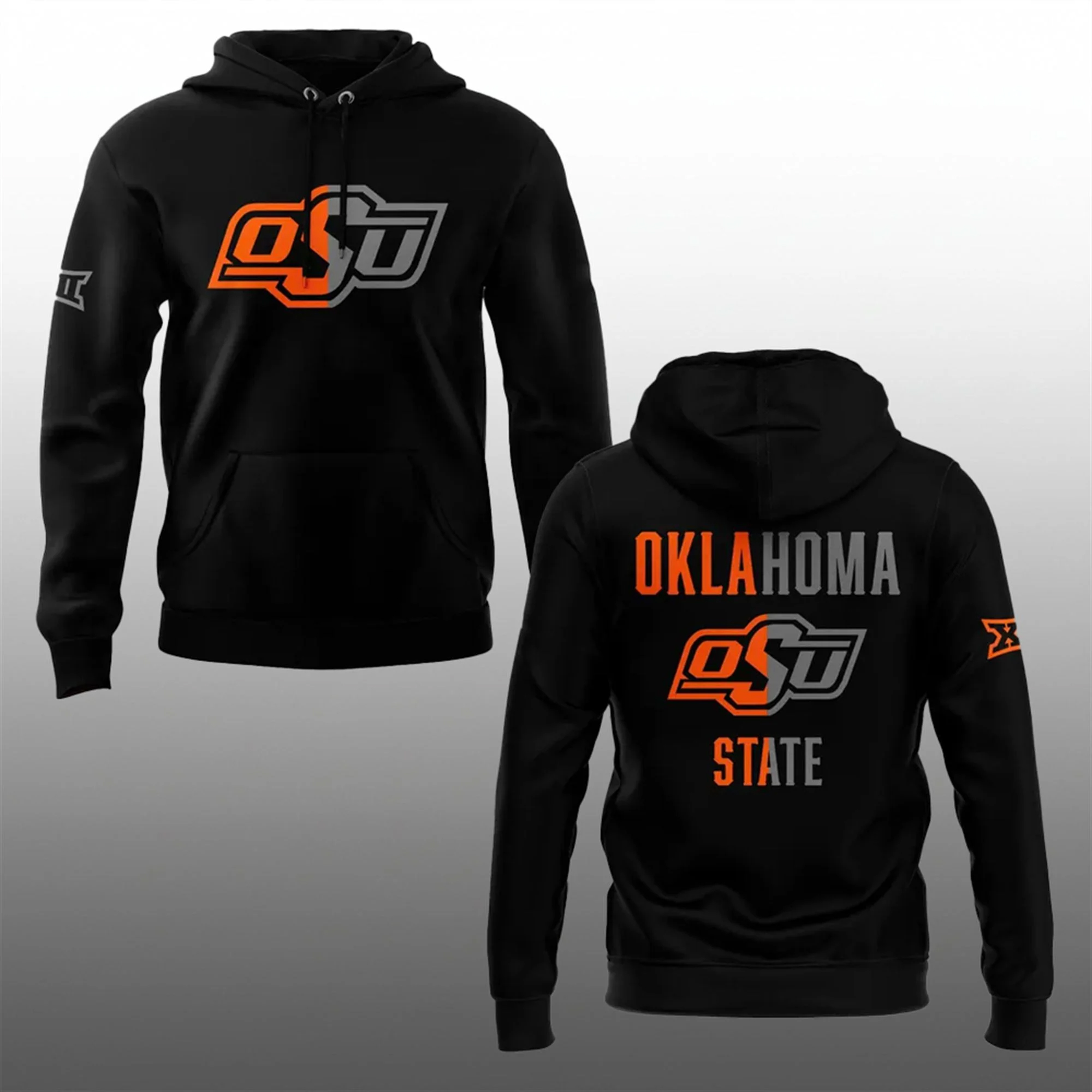 2025 OSU Cowboy Football Back In Black Hoodie – Curvy Glams