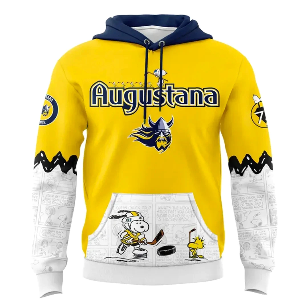 Augustana Vikings x Peanuts Night Snoopy Hoodie – Curvy Glams