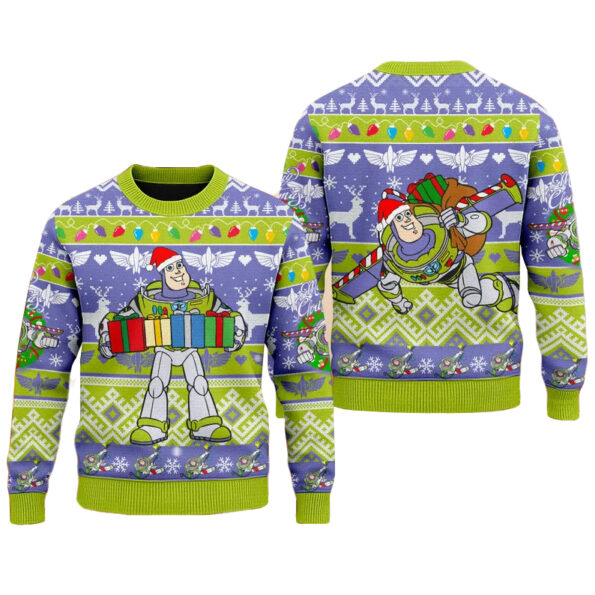 Buzz Lightyear Ugly Christmas Sweater 2025 - Curvy Glams