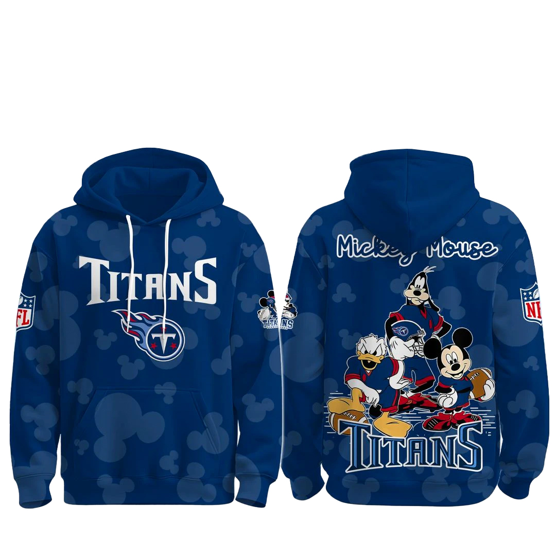 Tennessee Titans x Mickey Mouse Hoodie - Curvy Glams