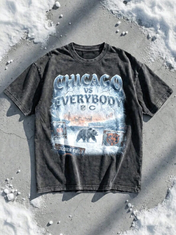 Chicago Bears vs Everybody Wash T-Shirt – Curvy Glams