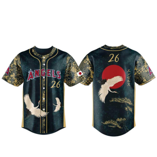 Los Angeles Angels x Japanese Heritage Night 2026 Baseball Jersey ...