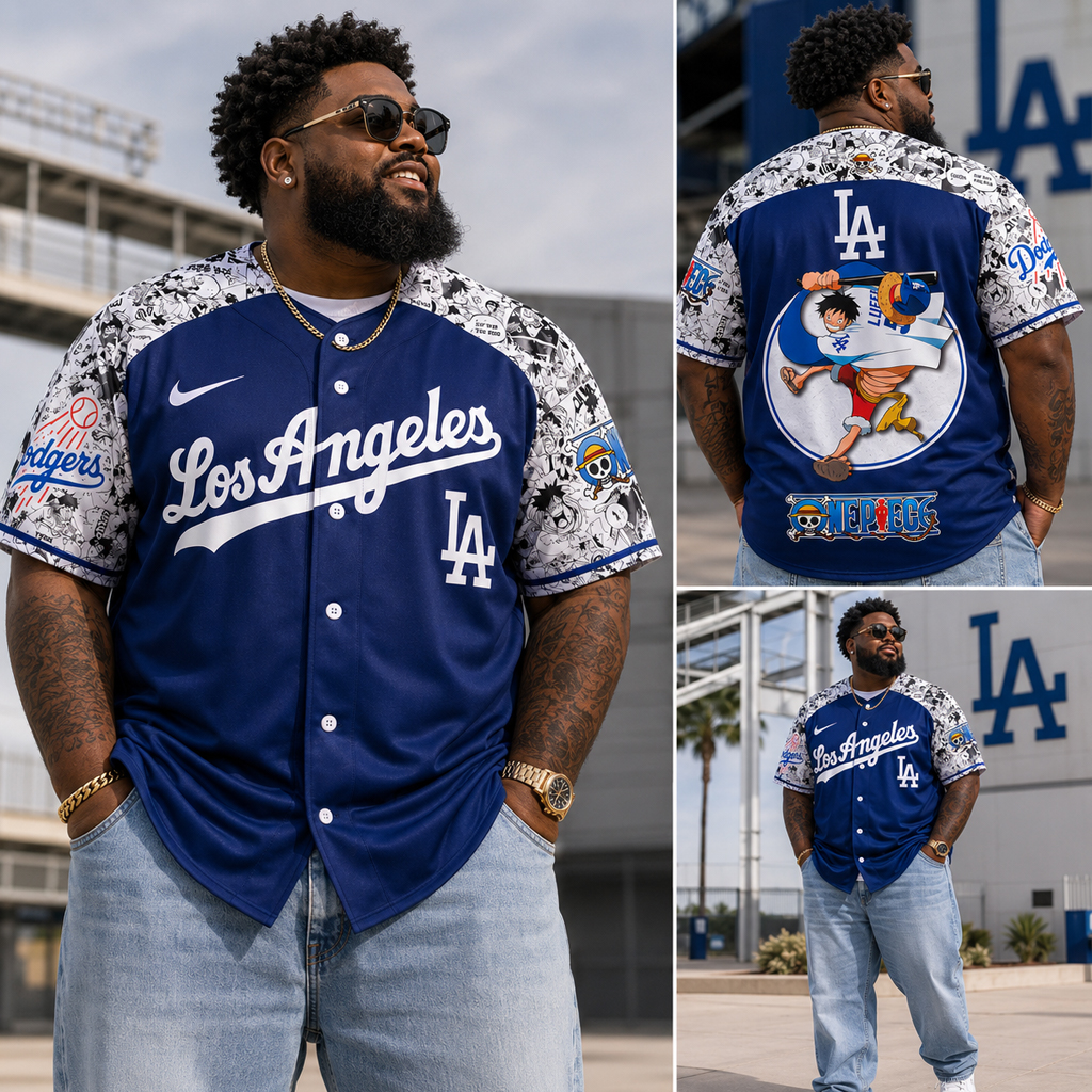 Unisex Los Angeles Dodgers x One Piece Night 2026 Luffy Straw Hats ...